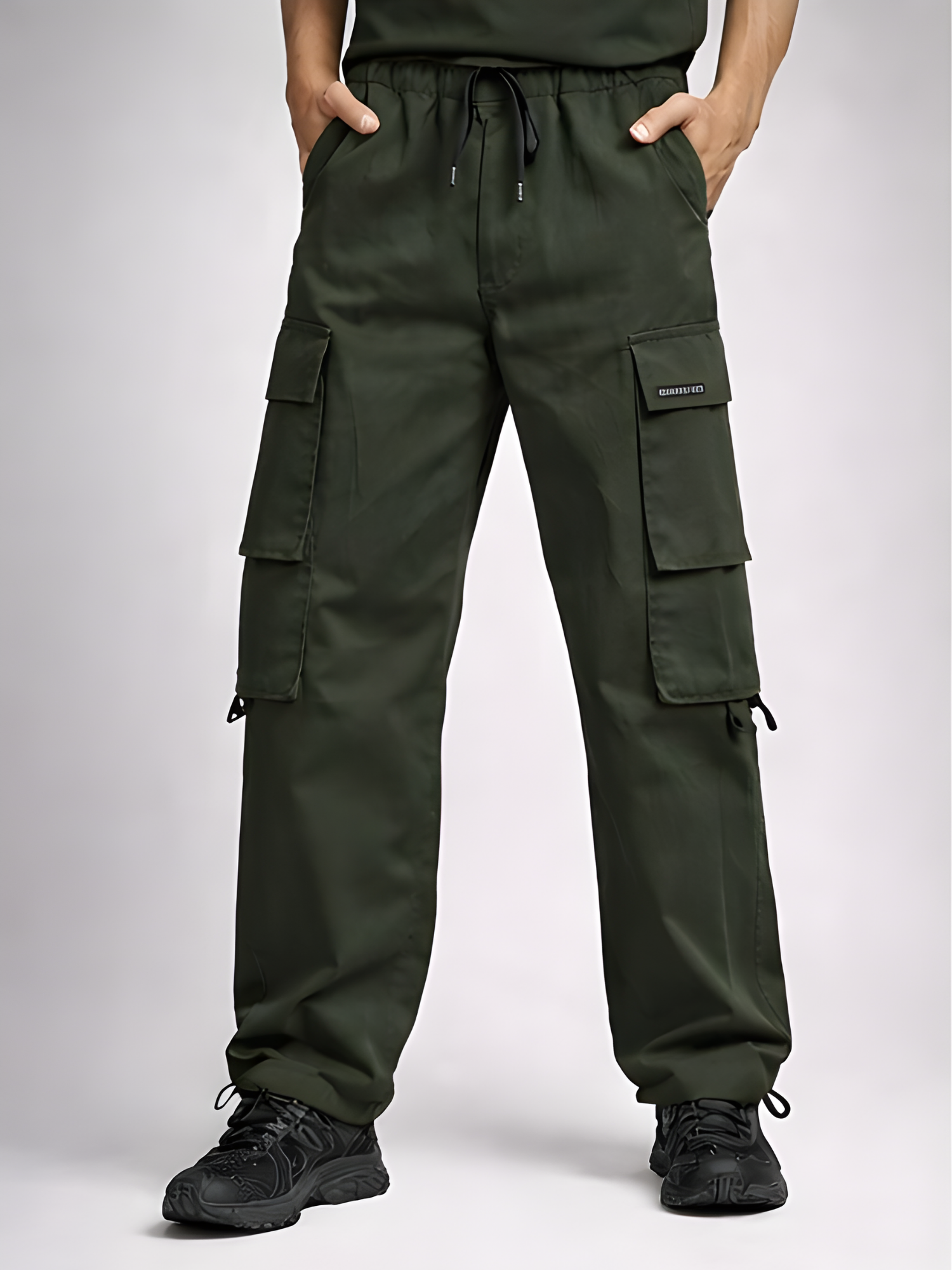 Evo Vogue “Olive Seven” – 7 Pockets Ultra Premium Imported Linen Baggy